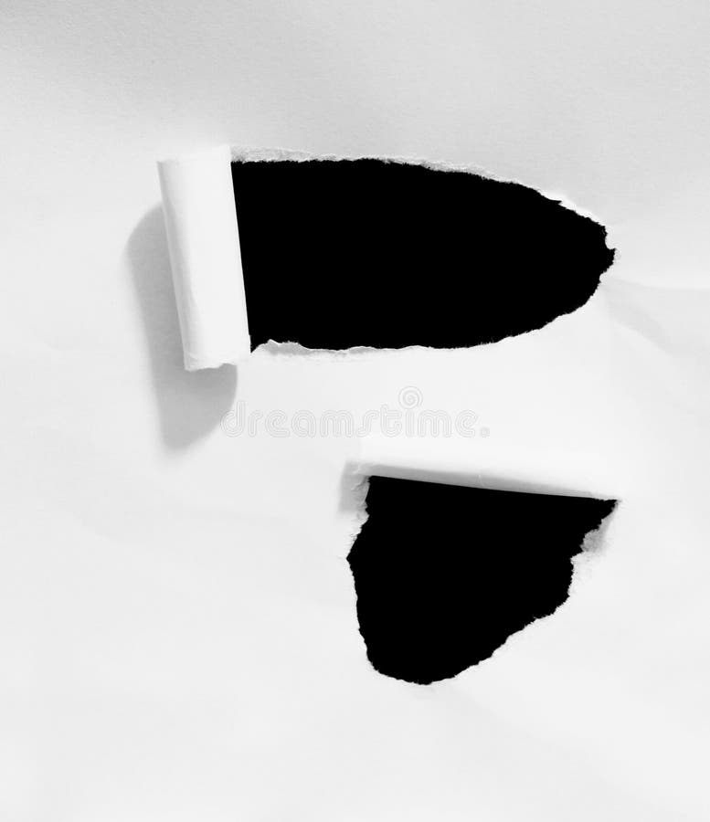 Papel rasgado e rasgado imagem de stock. Imagem de borda - 78807657