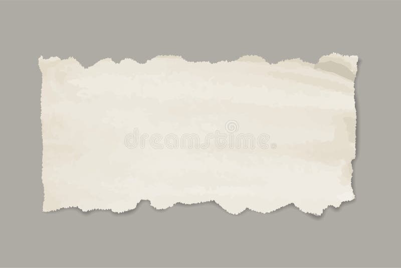 Papel Rasgado Papel Marrom Real Rasgado Ou Rasgado Em Fundo Cinza ...