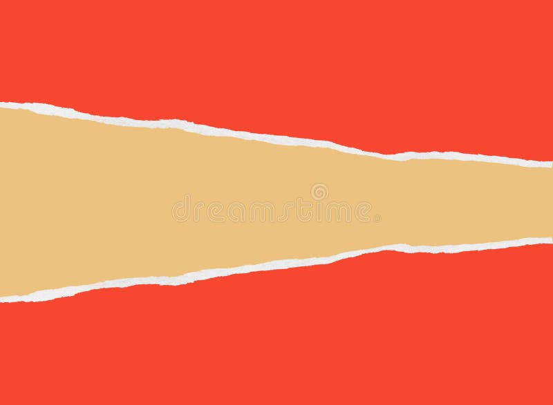 Papel rojo roto stock de ilustración. Ilustración de borde - 18562157