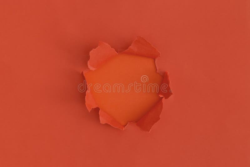 Papel Rojo Roto Con Espacio Para Texto Con Fondo Rojo Foto de archivo ...