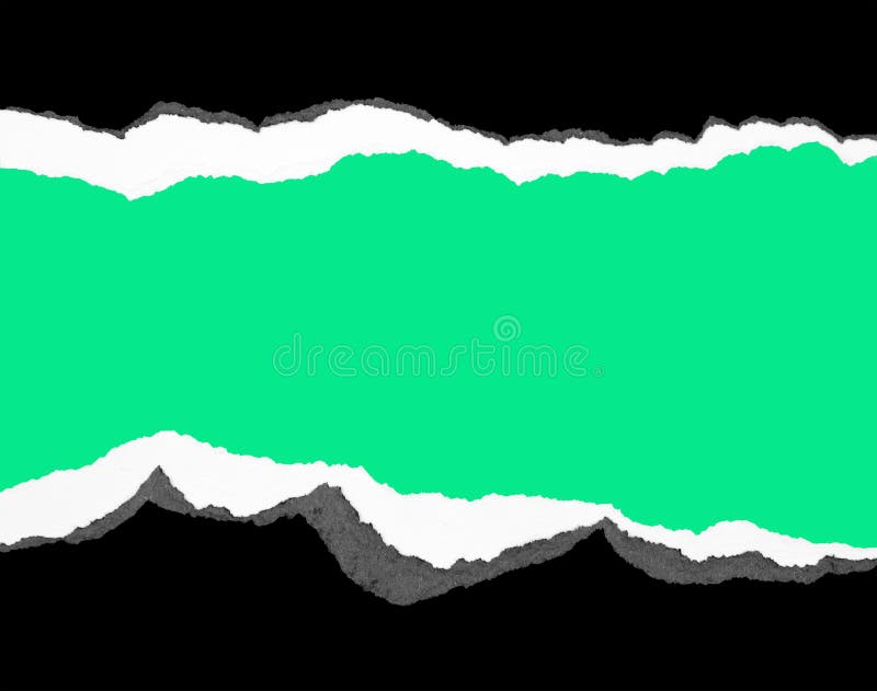 Papel roto en verde foto de archivo. Imagen de agrietado - 157691188