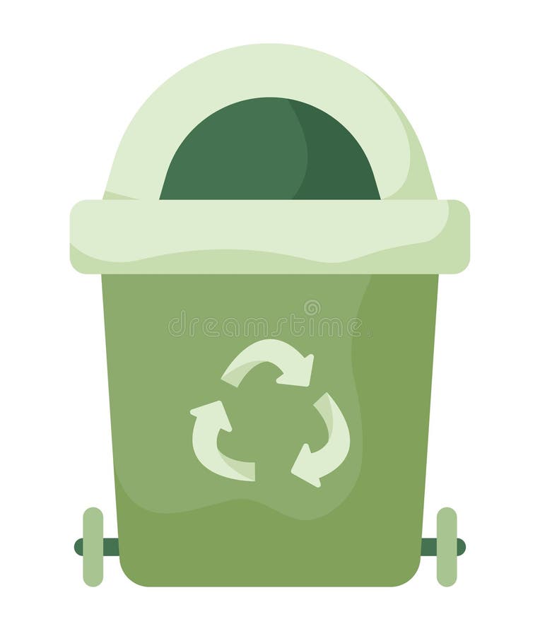 Papelera de reciclaje ilustración del vector. Ilustración de envase ... Papelera de reciclaje ilustración del vector. Ilustración de envase ...