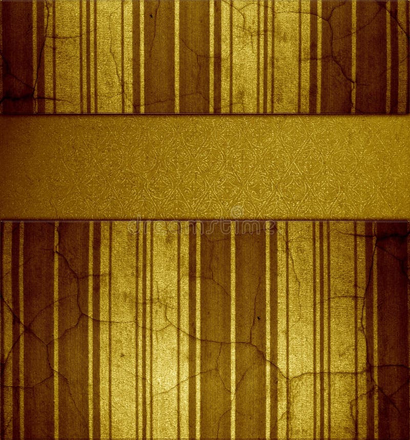 Papeles Pintados Retros Del Oro Stock de ilustración - Ilustración de ...
