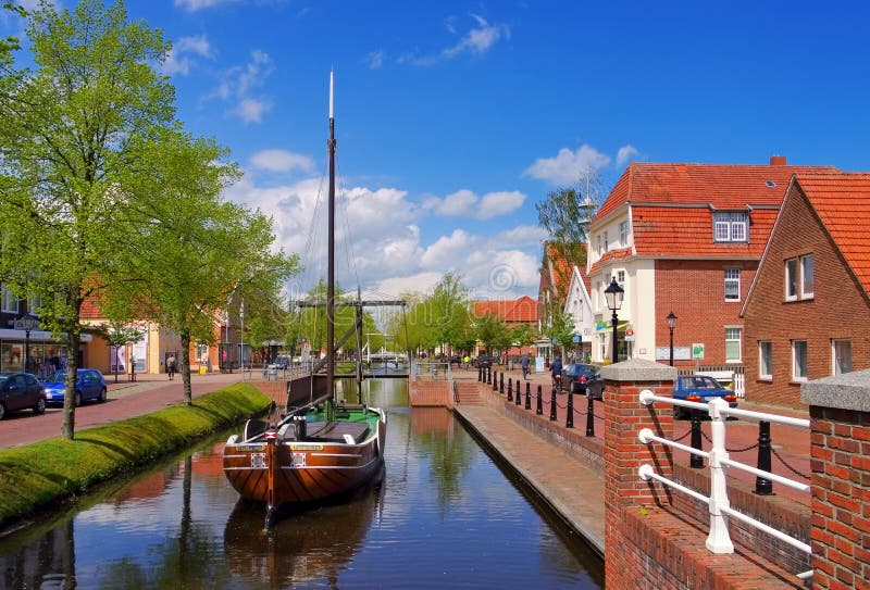 The City of Papenburg in Germany Editorial Photography - Image of ...