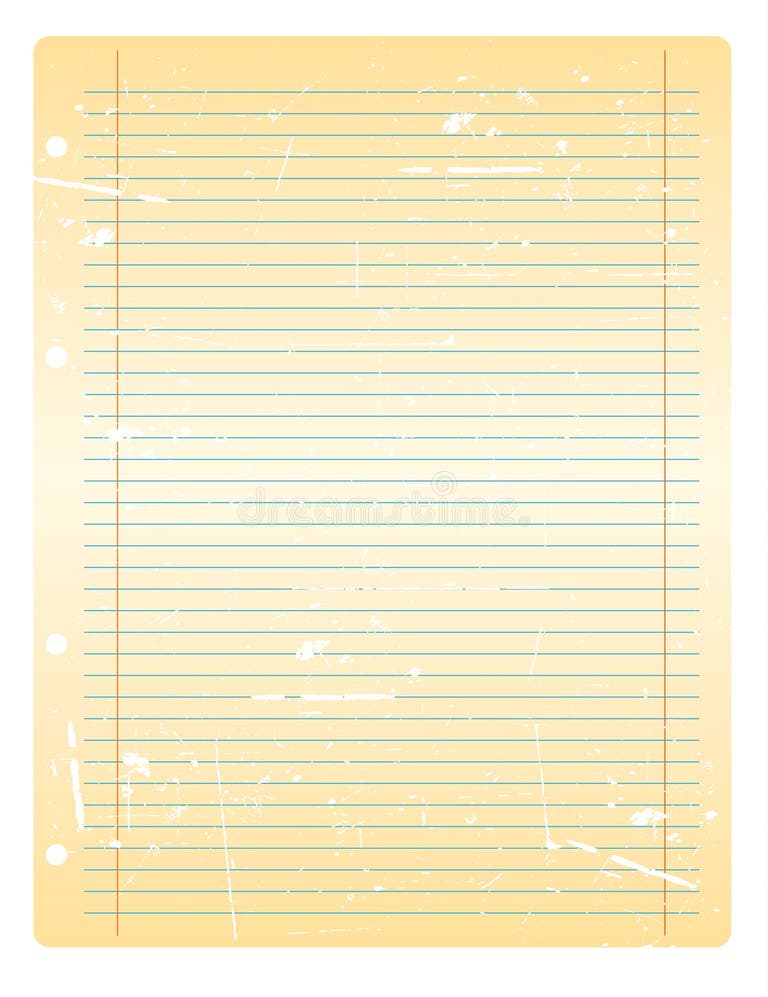 Sheet Old Ruled Paper Stock Illustrations – 253 Sheet Old Ruled Paper ...