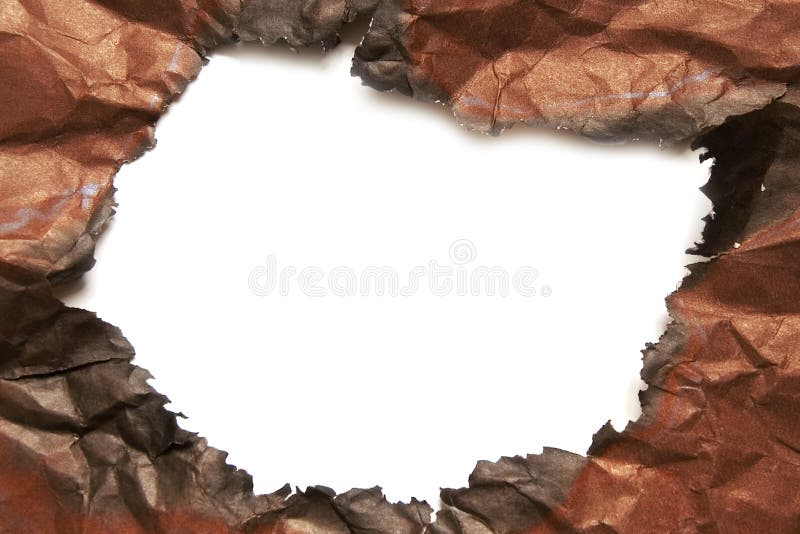 Paper stock photo. Image of hole, close, detail, paper - 4980144