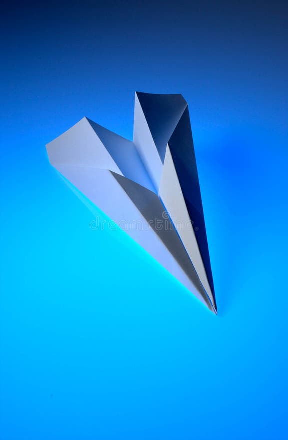 Paper Airplane stock photo. Image of lift, glide, white - 3870466