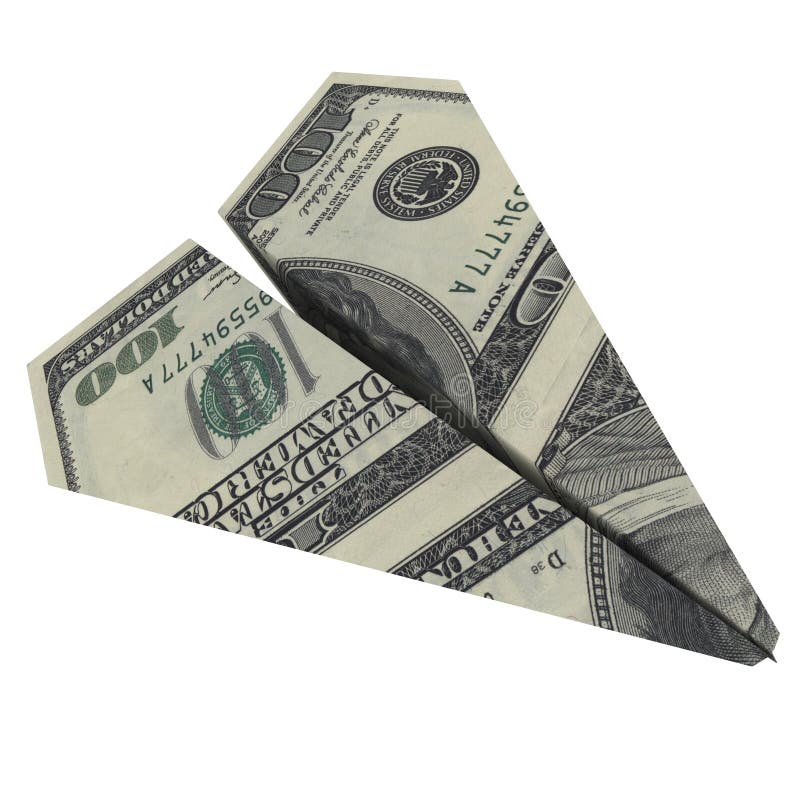 Money Origami Reverse DOLLAR SIGN Stock Image - Image of sculpture ...
