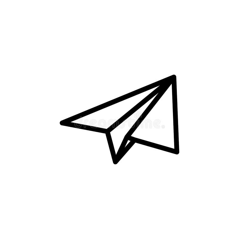 Paper Airplane Icon. Element of Minimalistic Icons for Mobile Concept ...