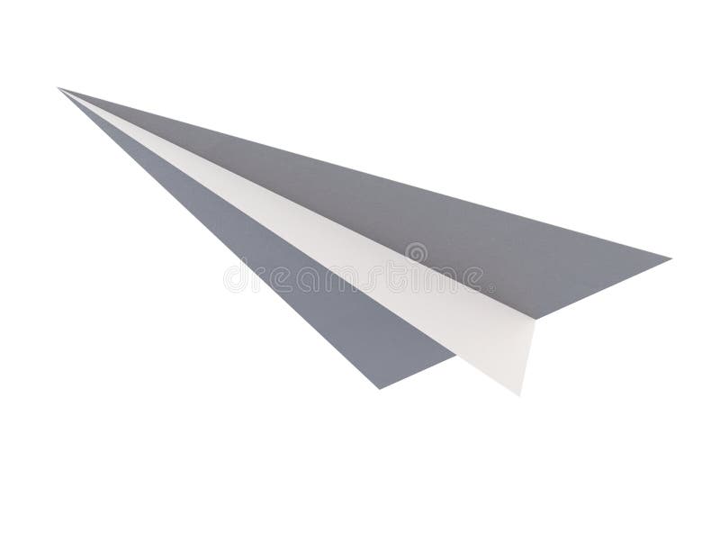 Paper Airplane Side View