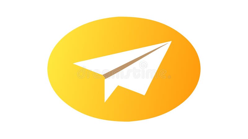 Paper Airplane Send Message Icon, Flat Vector, Vector Design Generative ...