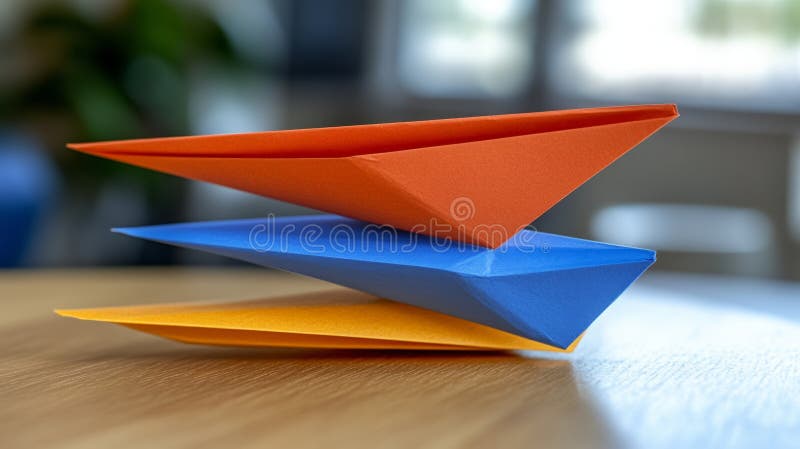 Paper Airplane Taking Off is a Captivating Visual that Highlights Paper ...