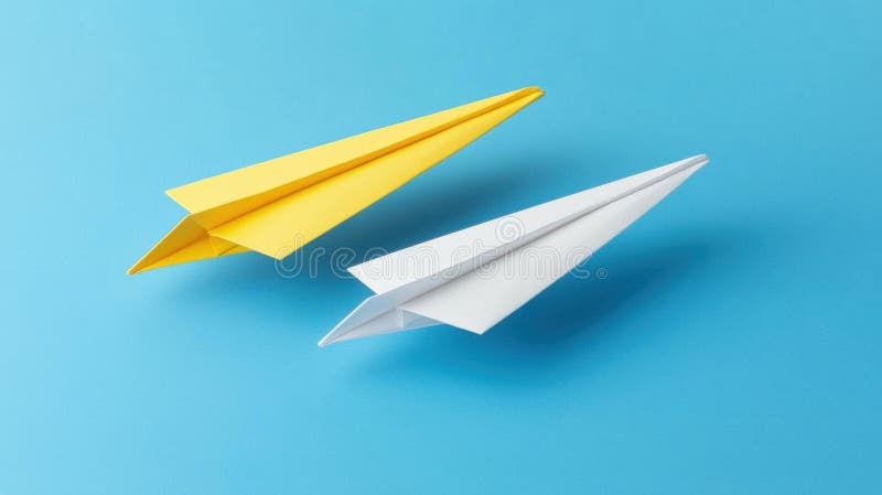 Paper Airplanes Fly Together with Simple Design and Minimalist Concept ...