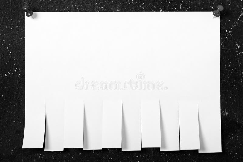 Paper announcement stock photo. Image of concept, empty - 19999812