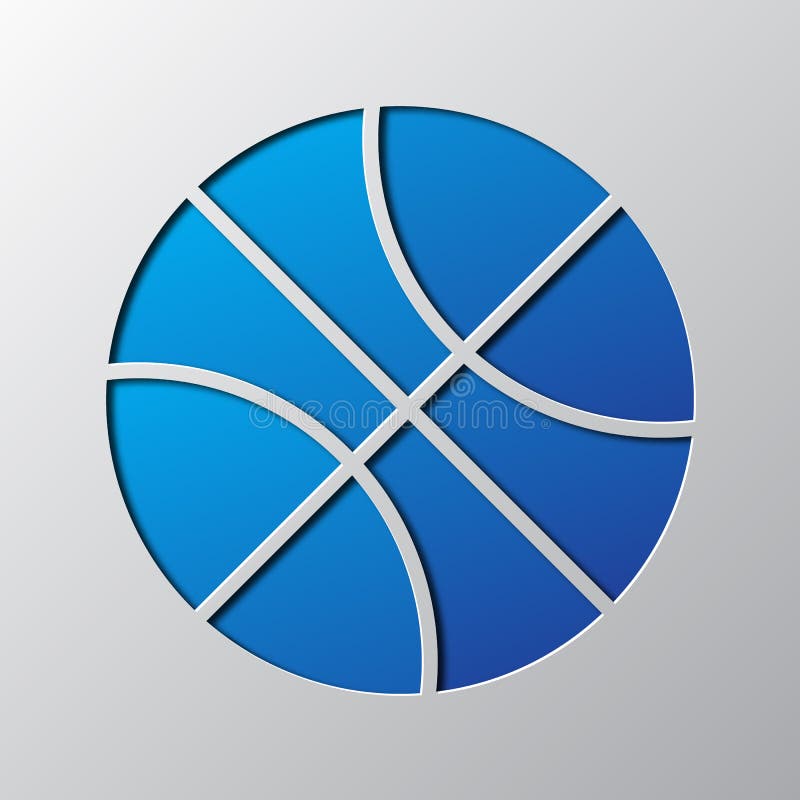 Paper Art of the Blue World Map. Vector Illustration. Stock ...