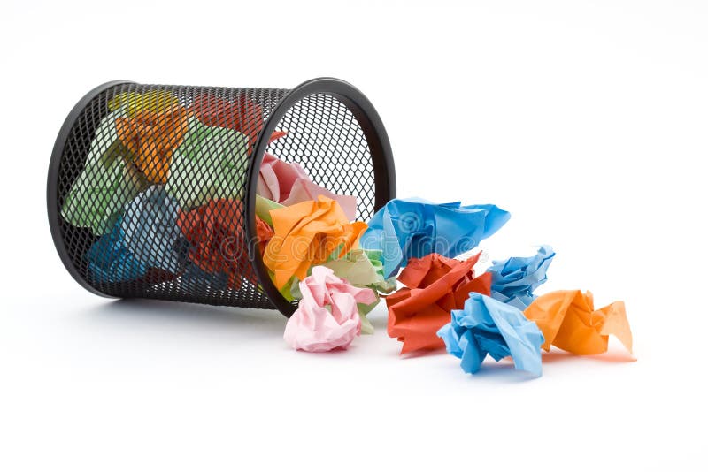 Paper avfall fotografering för bildbyråer. Bild av kunna - 10894749