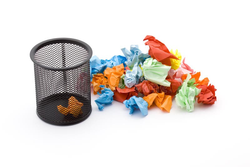 Paper avfall fotografering för bildbyråer. Bild av kunna - 10894749