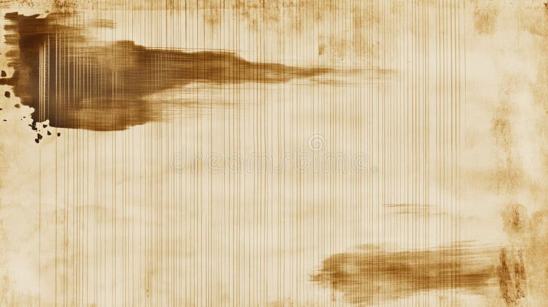 Dirty Roller Marks Leaving Smudged Ink Patterns on Paper Stock ...