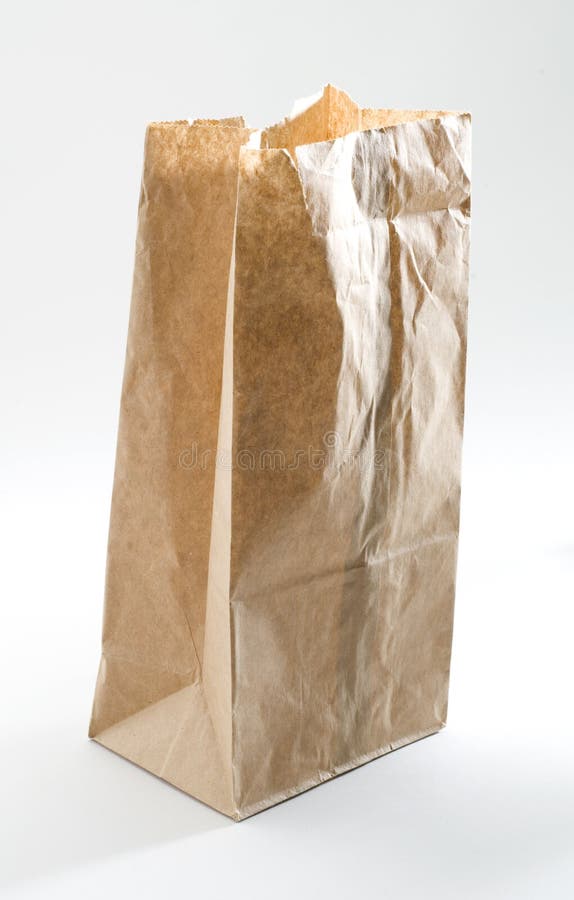 Paper bag stock photo. Image of wrinkled, brown, generic - 12551924