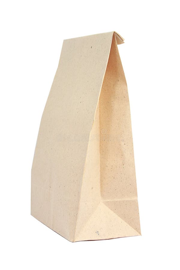 Paper bag stock photo. Image of recycling, isolation - 21411818