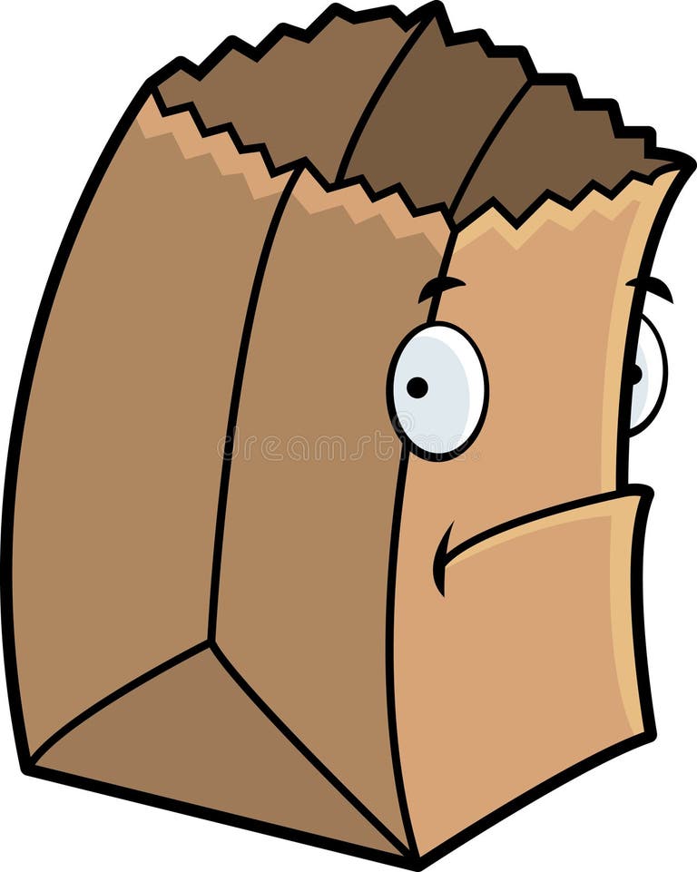 Paper Bag Cartoon Stock Illustrations – 32,874 Paper Bag Cartoon Stock ...