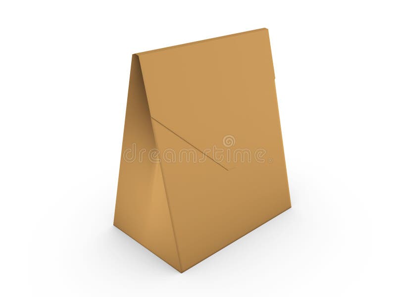 Paper Bag stock illustration. Illustration of ecological - 52071053