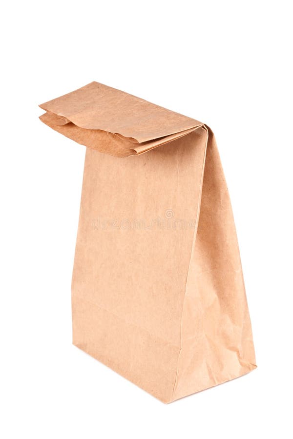 Brown paper lunch bag stock photo. Image of sack, lunch - 6817114