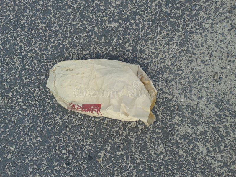 Paper bag editorial image. Image of outdoor, trash, paper - 42745820