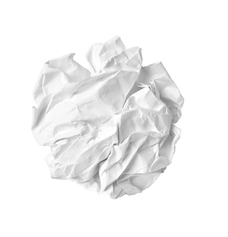 Paper Ball Trash Bin Rubbish Garbage Wastepaper Stock Image - Image of ...
