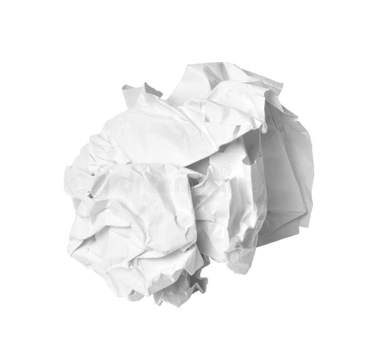 Paper Ball Trash Bin Rubbish Garbage Wastepaper Stock Photo - Image of ...