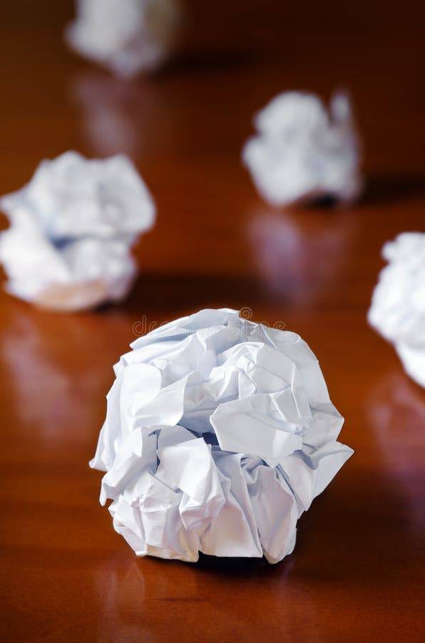 Person Under Crumpled Pile of Papers Stock Image - Image of male, hand ...