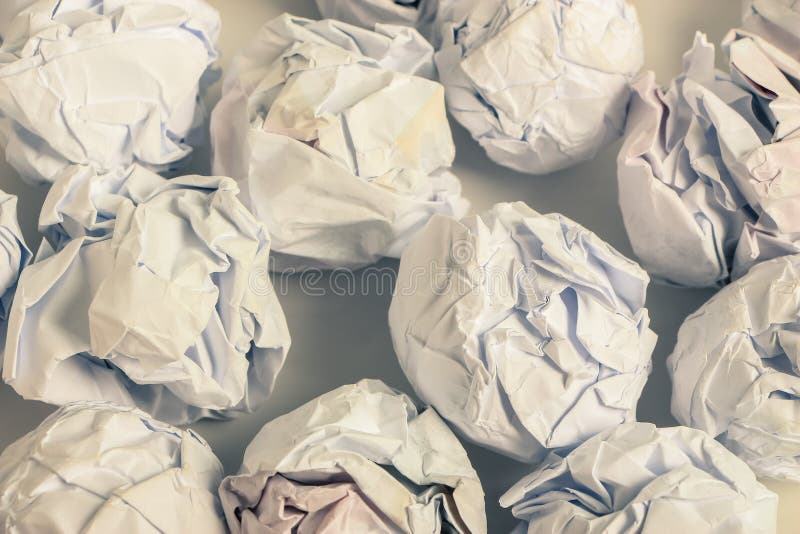 Paper Balls stock photo. Image of isolated, business - 53416574