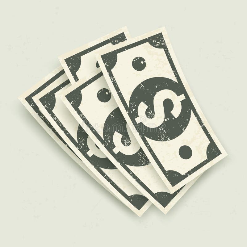 Paper bank notes stock vector. Illustration of element - 54809475