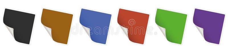 Paper Banners on Transparent Background Stock Vector - Illustration of ...