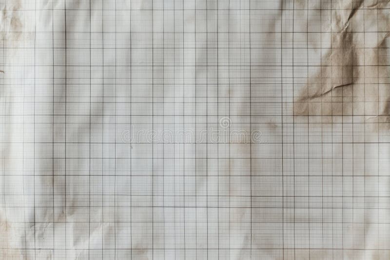 A Paper Base with Grid Lines, Stripes, Dirt, Stains, and Rips. Stock ...