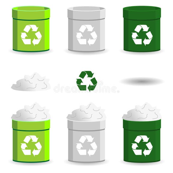 Empty Waste Paper Basket Stock Illustrations – 2,857 Empty Waste Paper ...