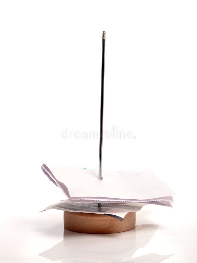 Paper bill stand stock image. Image of wood, economy - 11049679