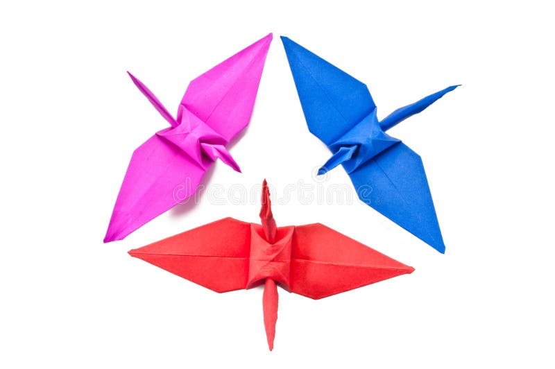 Paper bird stock photo. Image of nature, japanese, asian - 27195934