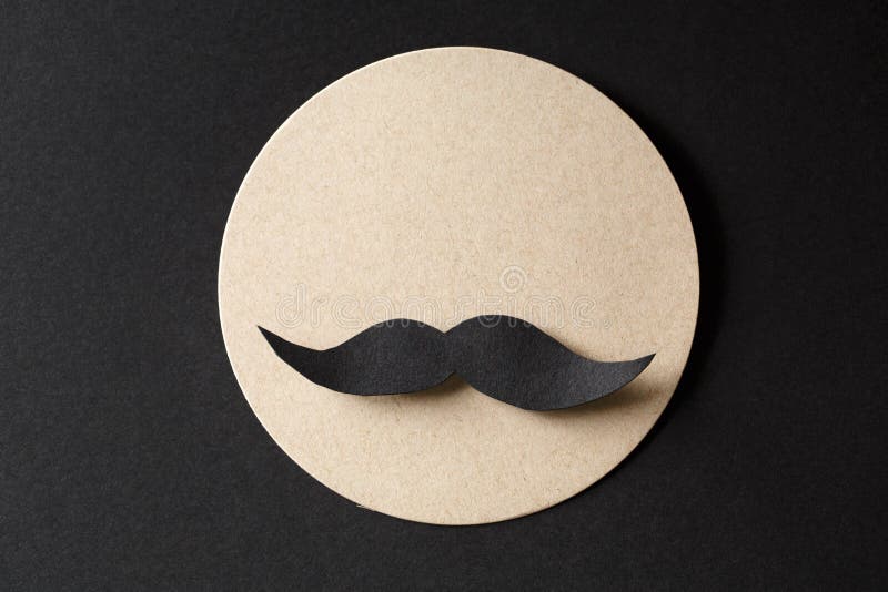 Paper black mustache stock photo. Image of fathers, assorted - 70509484