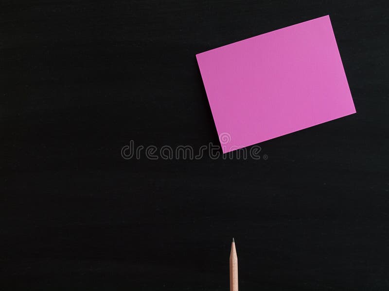 The Paper on the Blackboard, Stock Photo - Image of scrapbook, card ...