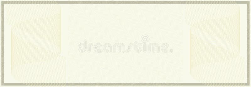 Paper Blank with Watermark Pattern Wave Line Stock Vector ...