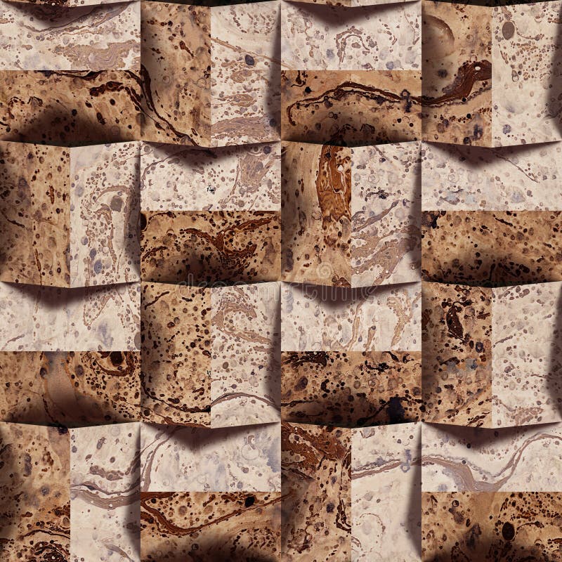 Paper Blocks Stacked for Seamless Background Stock Image - Image of ...