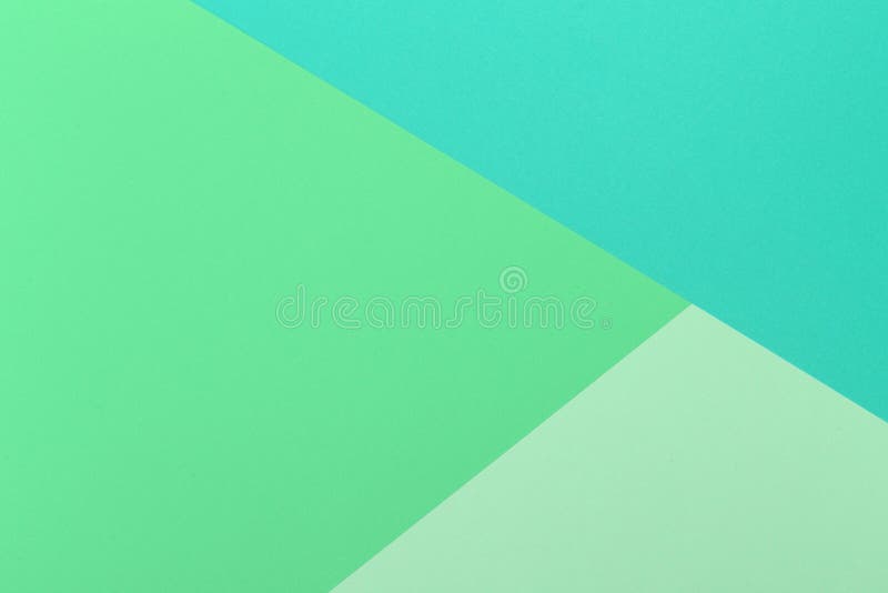 Paper Blue, Green Empty Background, Geometrically Located. Color Blank ...