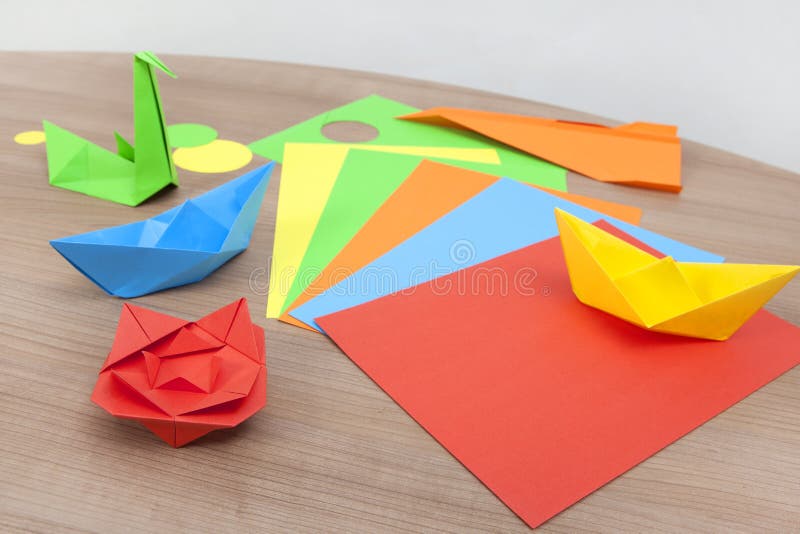 Paper boat folding stock image. Image of pattern, airplane - 39491581