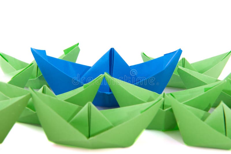 Paper boats stock photo. Image of concept, travel, childish - 10220248