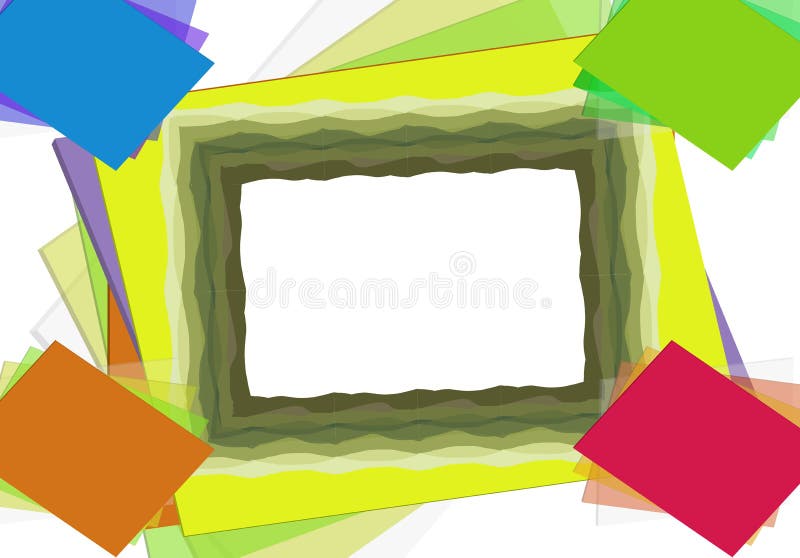 Paper border stock illustration. Illustration of modern - 7499663