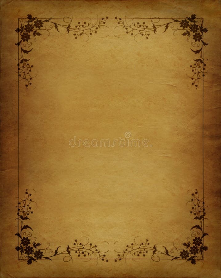 700+ Old paper floral border design Free Stock Photos - StockFreeImages
