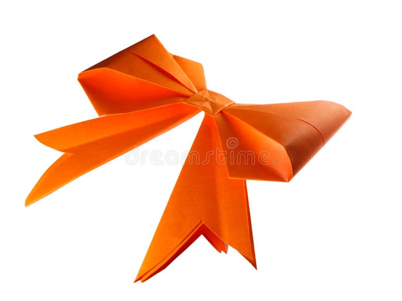 Paper Bow stock photo. Image of white, loop, packing - 47570964