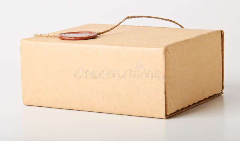 Paper box stock photo. Image of post, cutout, cardboard - 24809224