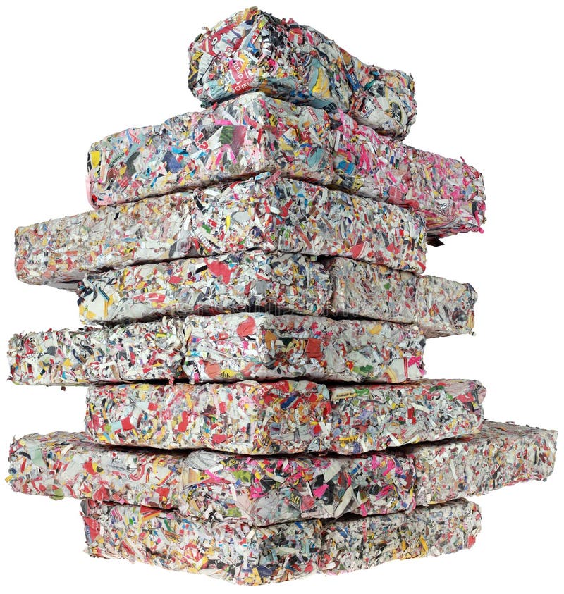 Recycled Paper Fire Logs Cutout Stock Photo - Image of round, kindling ...